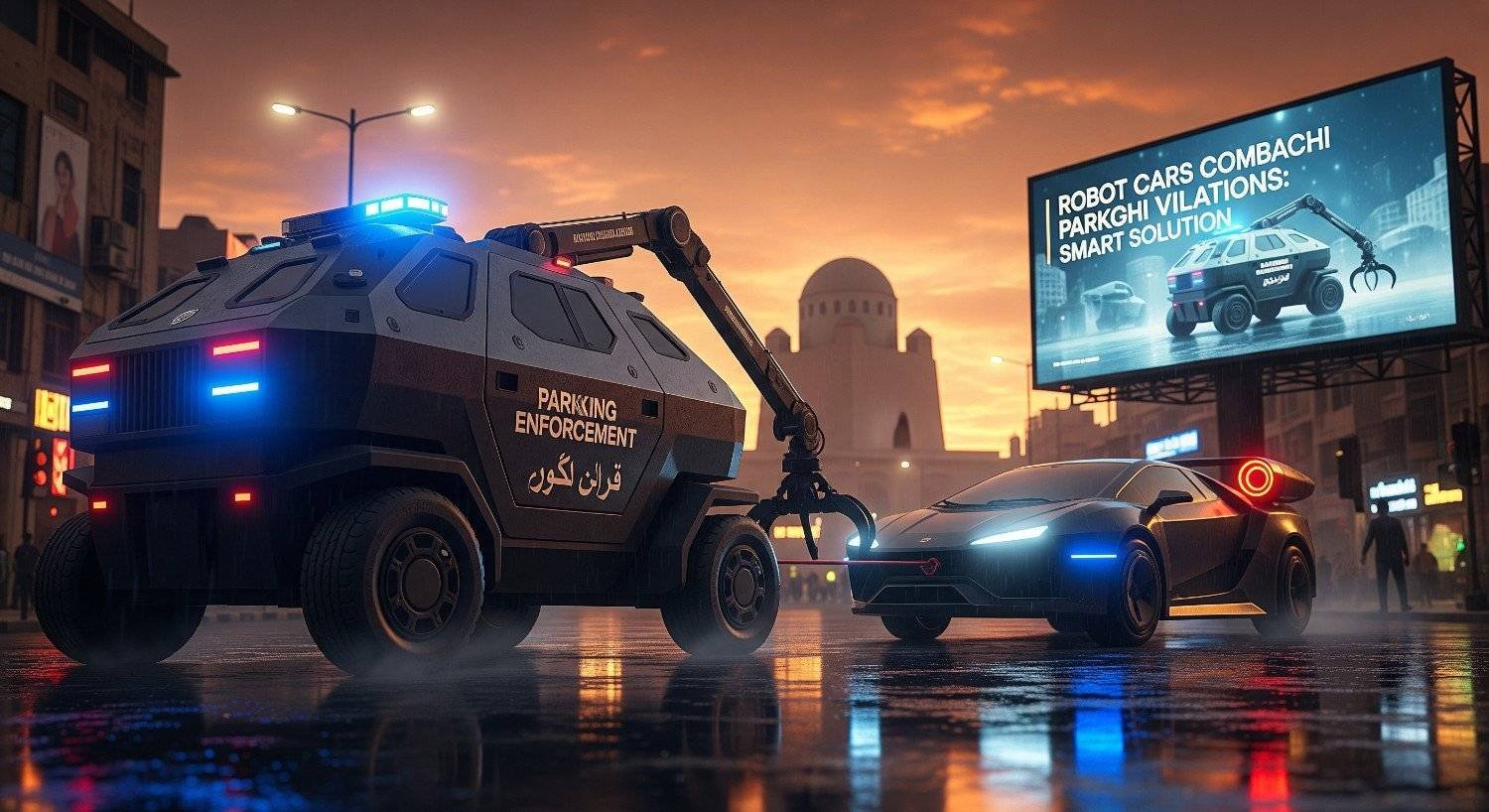 Robot Cars Combat Karachi Parking Violations: Smart Solution