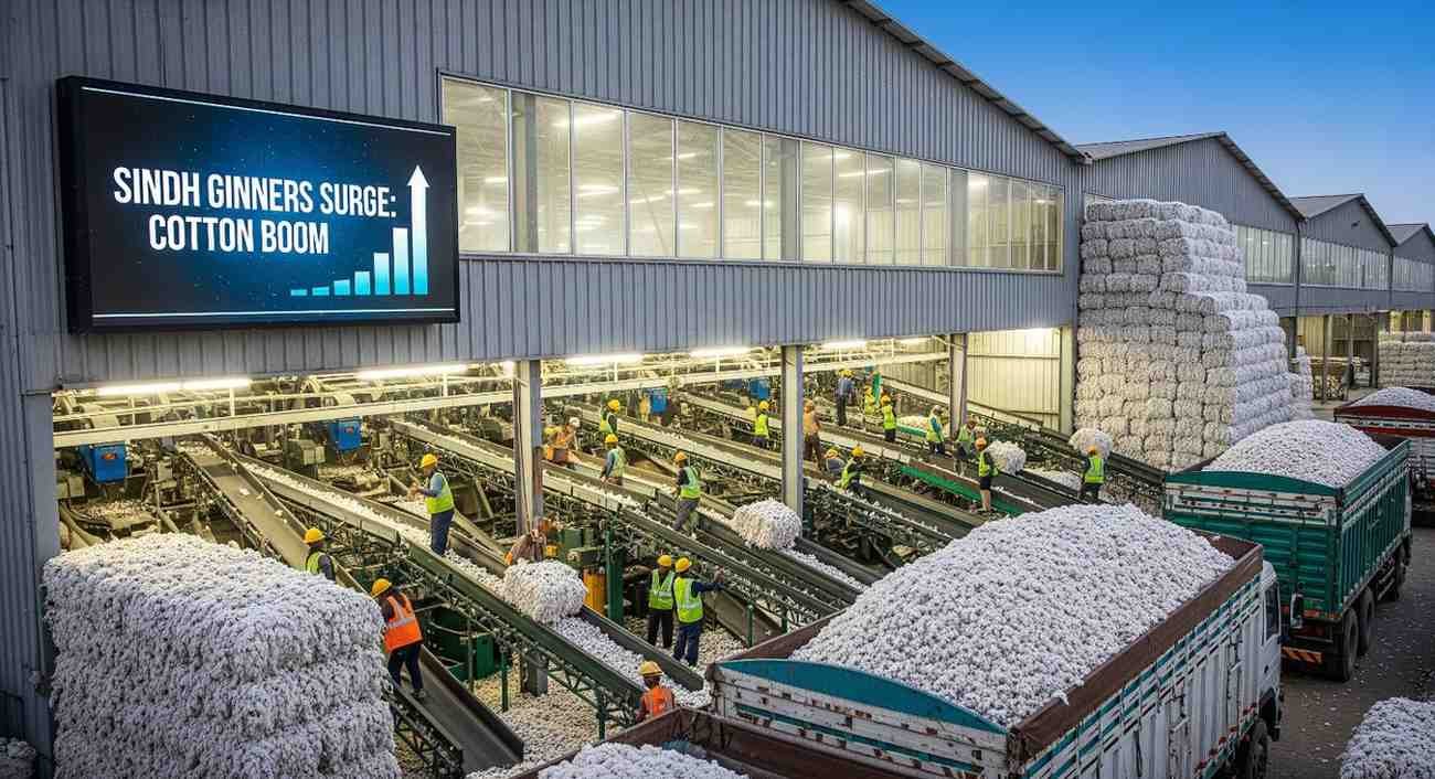 Sindh Ginners Surge: Historic Cotton Shift Drives Factory Boom
